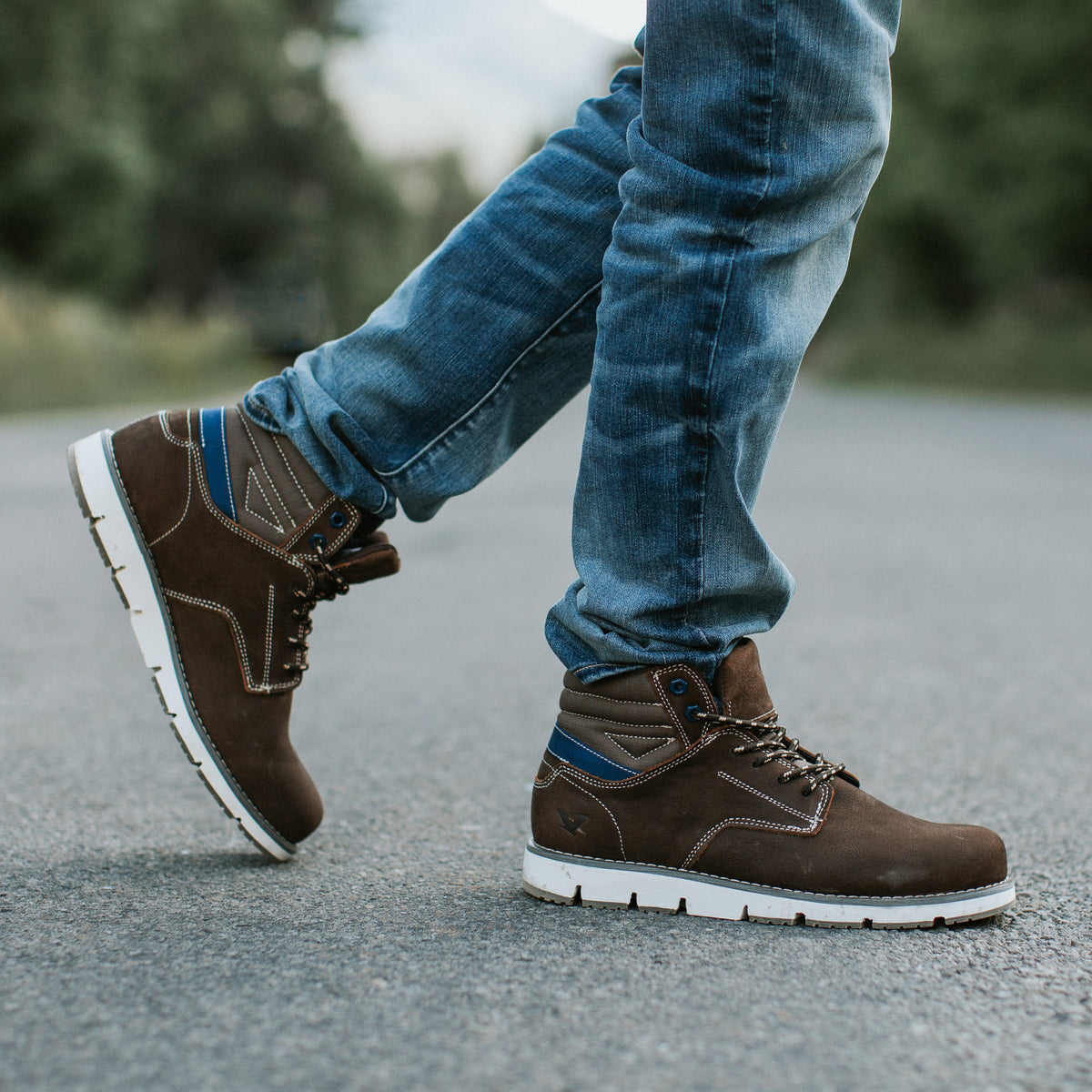 BRIDGER | Men's Contrast Casual Sneaker Boot | Thomas & Vine