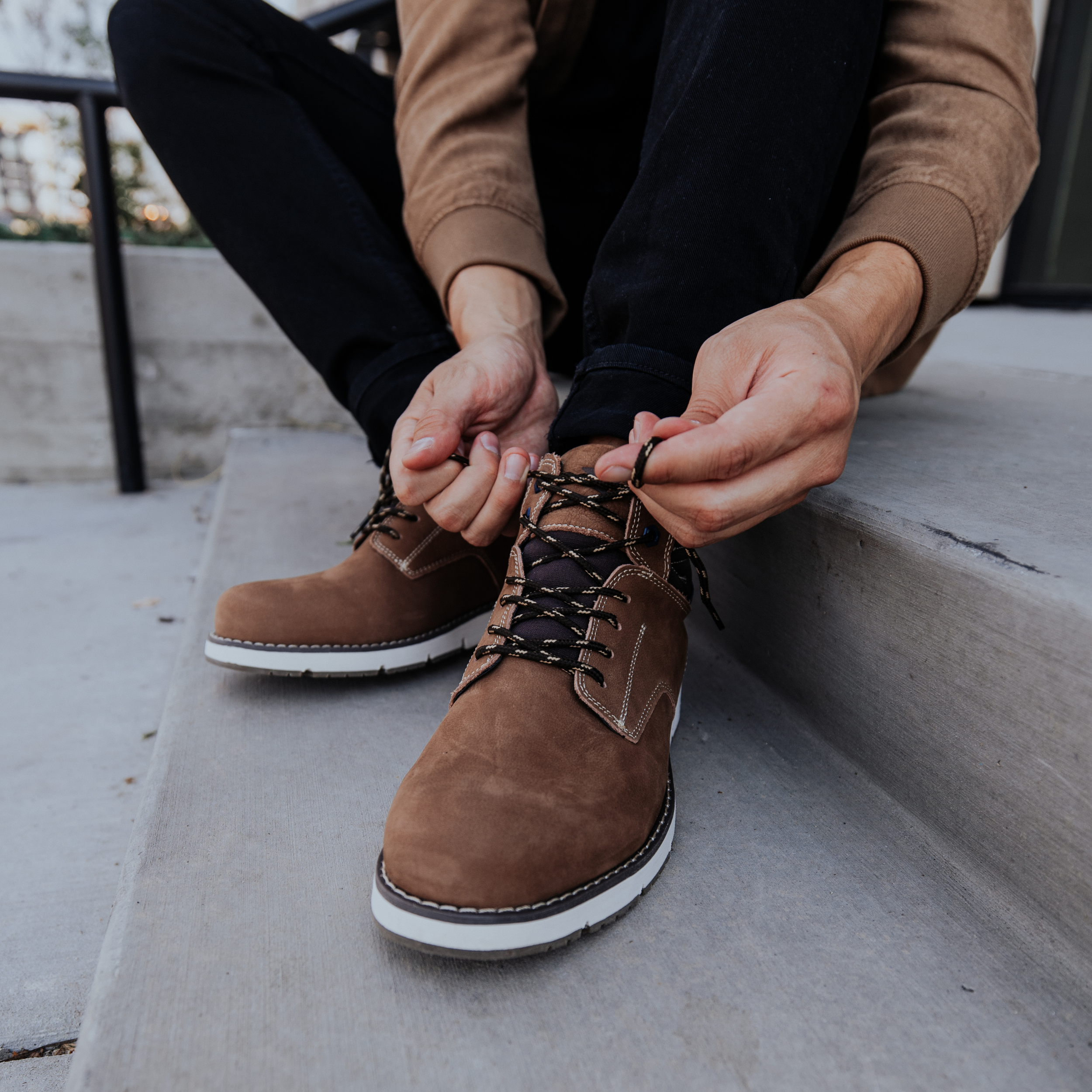 BRIDGER | Men's Contrast Casual Sneaker Boot | Thomas & Vine BRIDGER | Men's Contrast Casual Sneaker Boot | Thomas & Vine